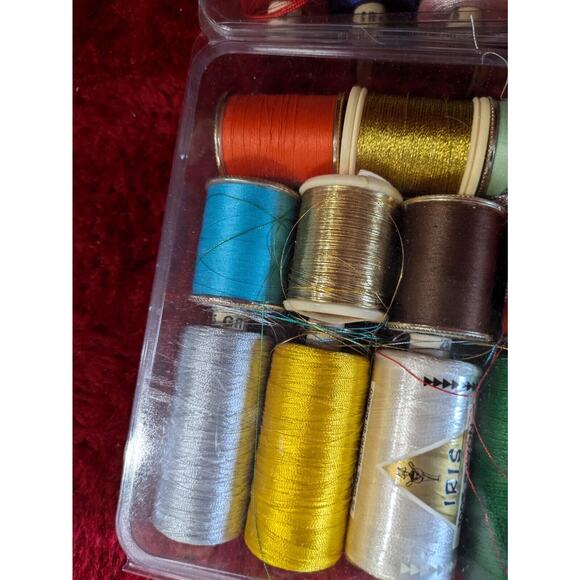 iris | Other | Premium Iris Polyester Machine Embroidery Thread Set 33 ...